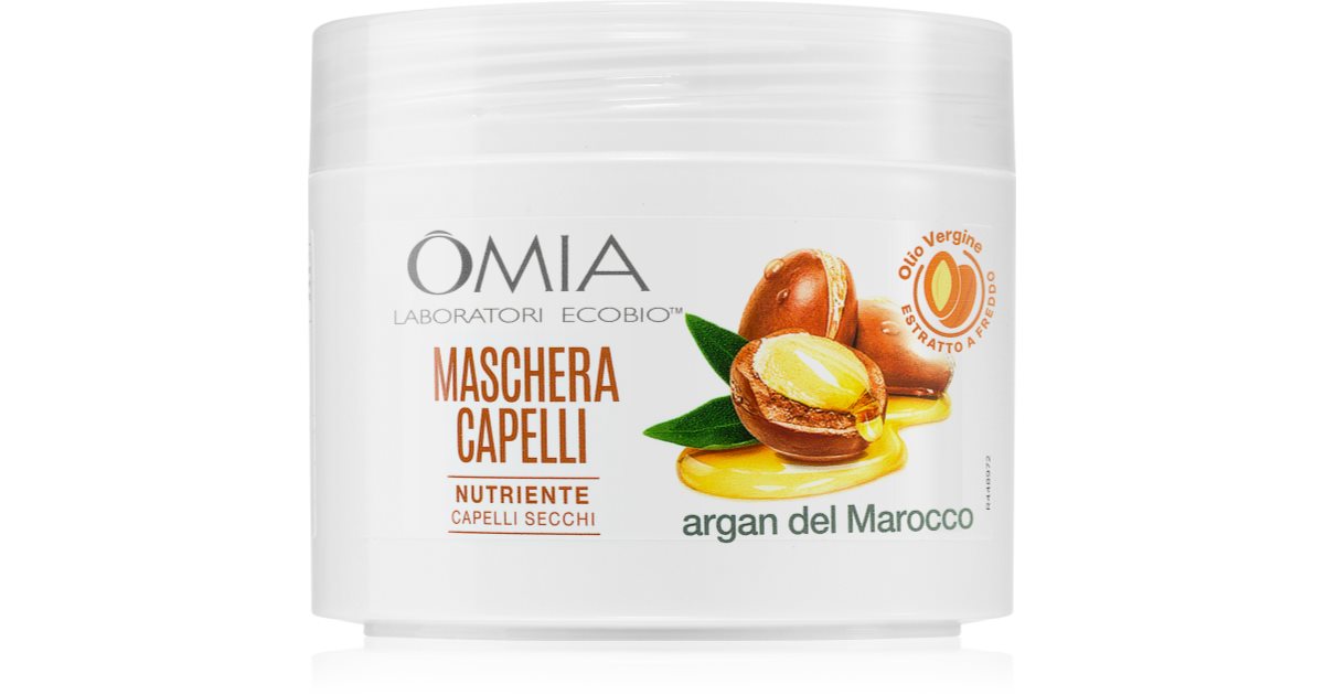 Omia Laboratories Argan del Marocco nährende Haarmaske mit Arganöl