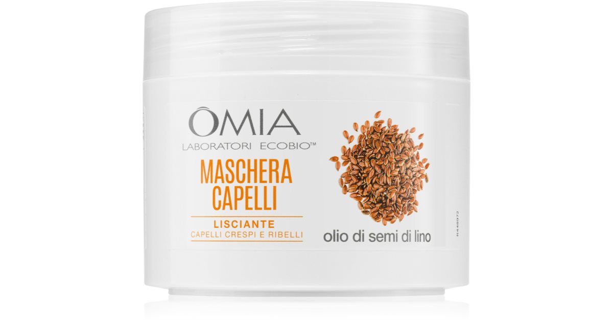 Omia Laboratories Olio di Semi di Lino mascarilla nutritiva para ...