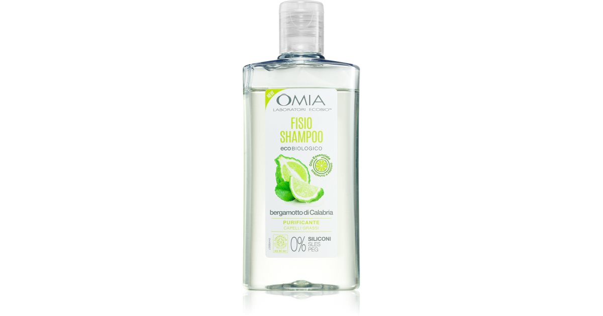 Omia Laboratories Bergamotto di Calabria shampoing pour cheveux gras ...