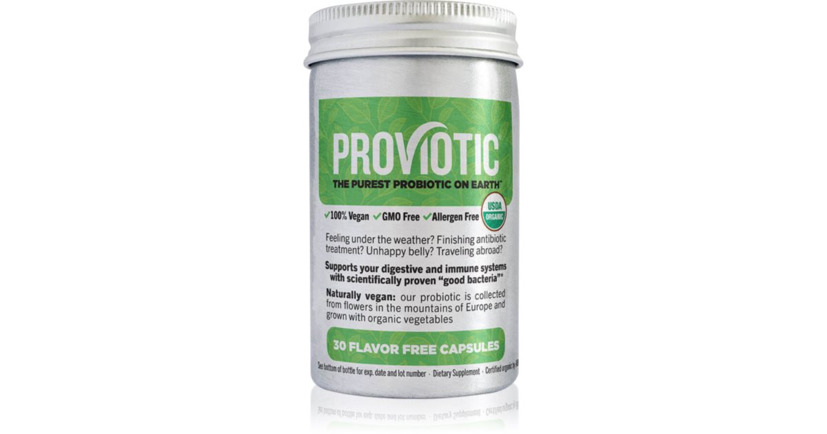 ProViotic Vegan Probiotic capsules pour soutenir le système immunitaire ...
