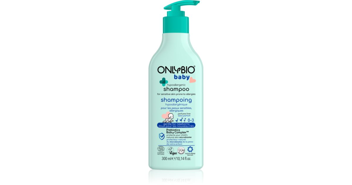 OnlyBio Baby Hypoallergenic gentle shampoo for children from birth ...
