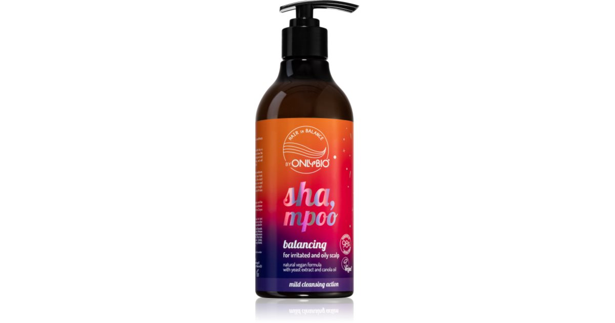 OnlyBio Hair in Balance Šampūns taukainiem matiem jutīgai galvas ādai ...