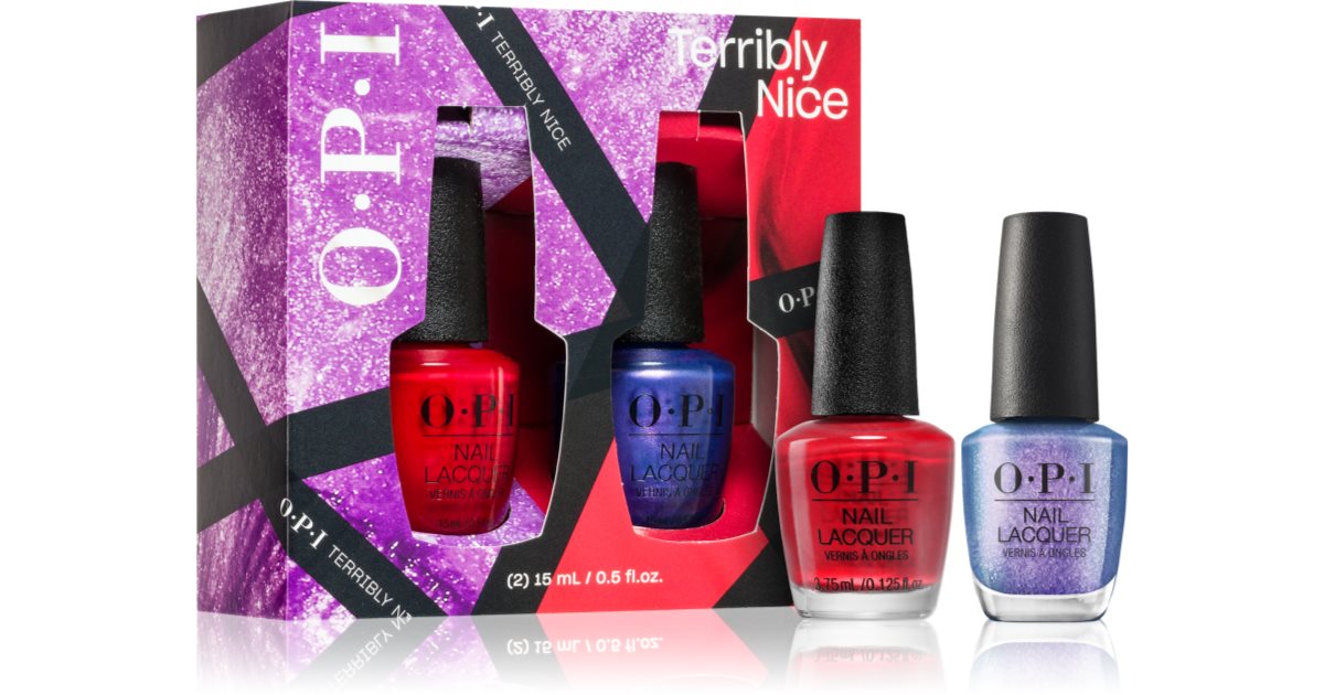 OPI Nail Lacquer Terribly Nice gift set Rebel With A Clause(for nails ...
