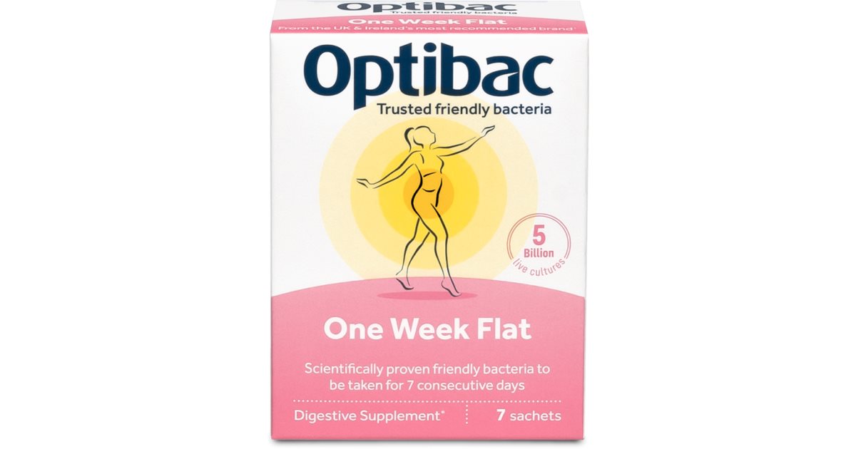 Optibac One Week Flat probiotika | notino.cz