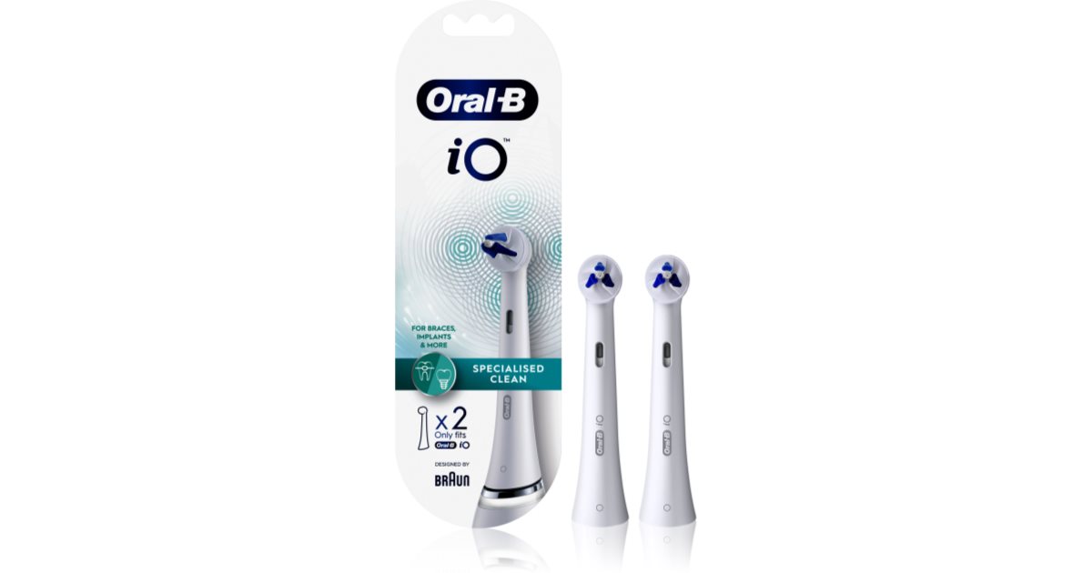 Oral B iO Specialised Clean spare heads to clean braces | notino.co.uk