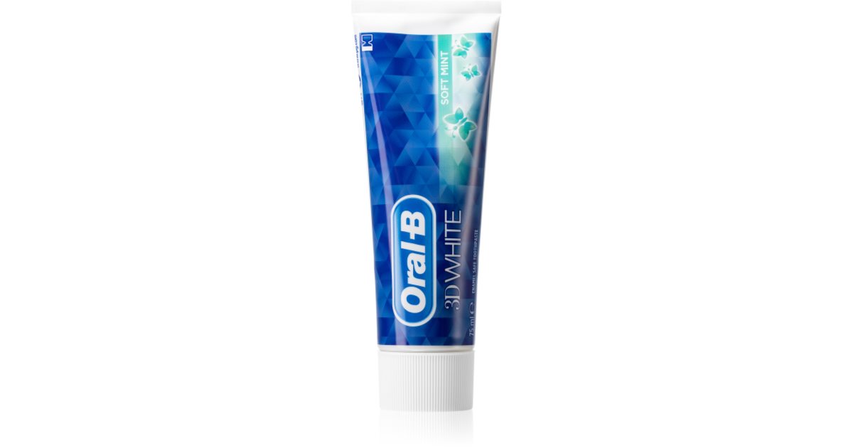 Oral-B 3D White Fluoride Toothpastes for pearly white teeth | notino.ie
