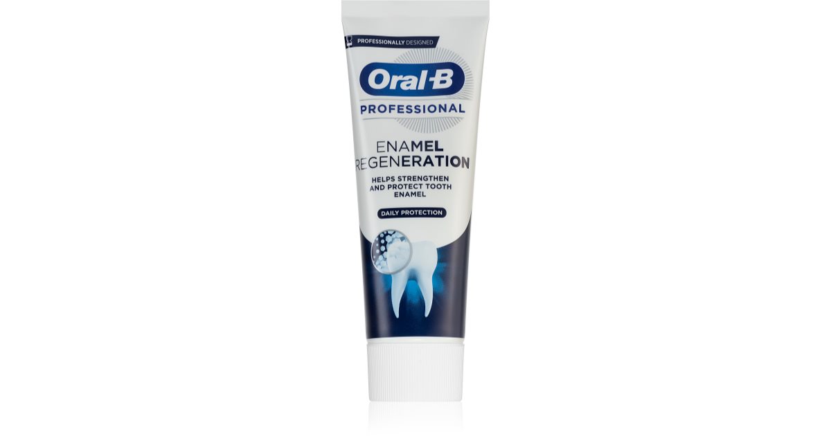 Oral-B Enamel Regeneration toothpaste to strengthen tooth enamel ...