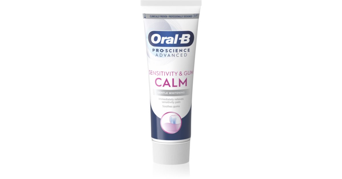 Oral B Pro Advanced Sensitivity&Gum Calm whitening toothpaste | notino ...