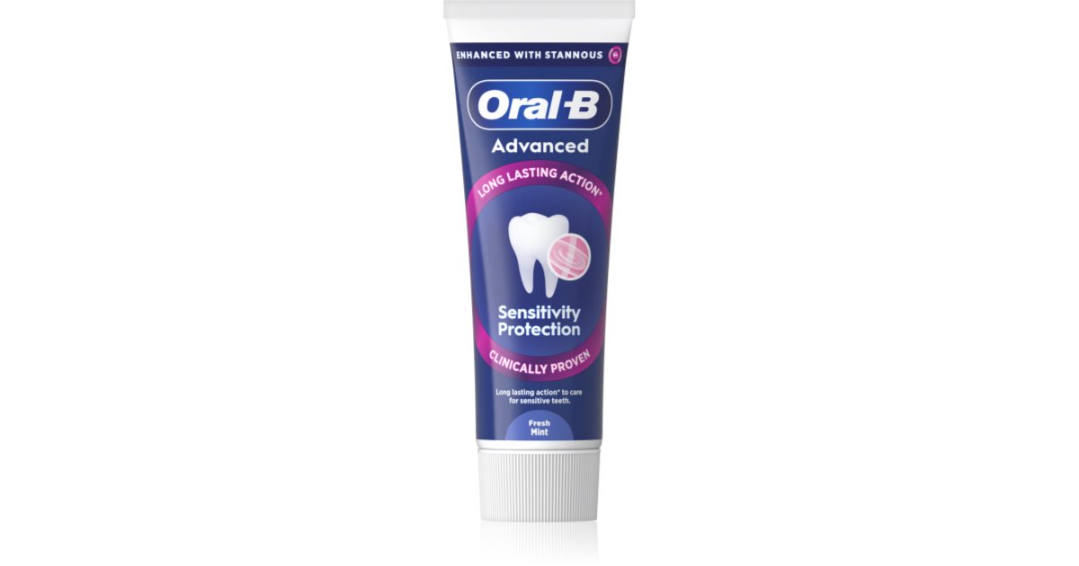 Oral-B Advanced Sensitivity Protection dentifrice pour dents sensibles ...