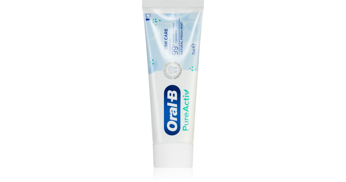 Oral B Pure Activ Freshness Care whitening toothpaste for fresh breath ...