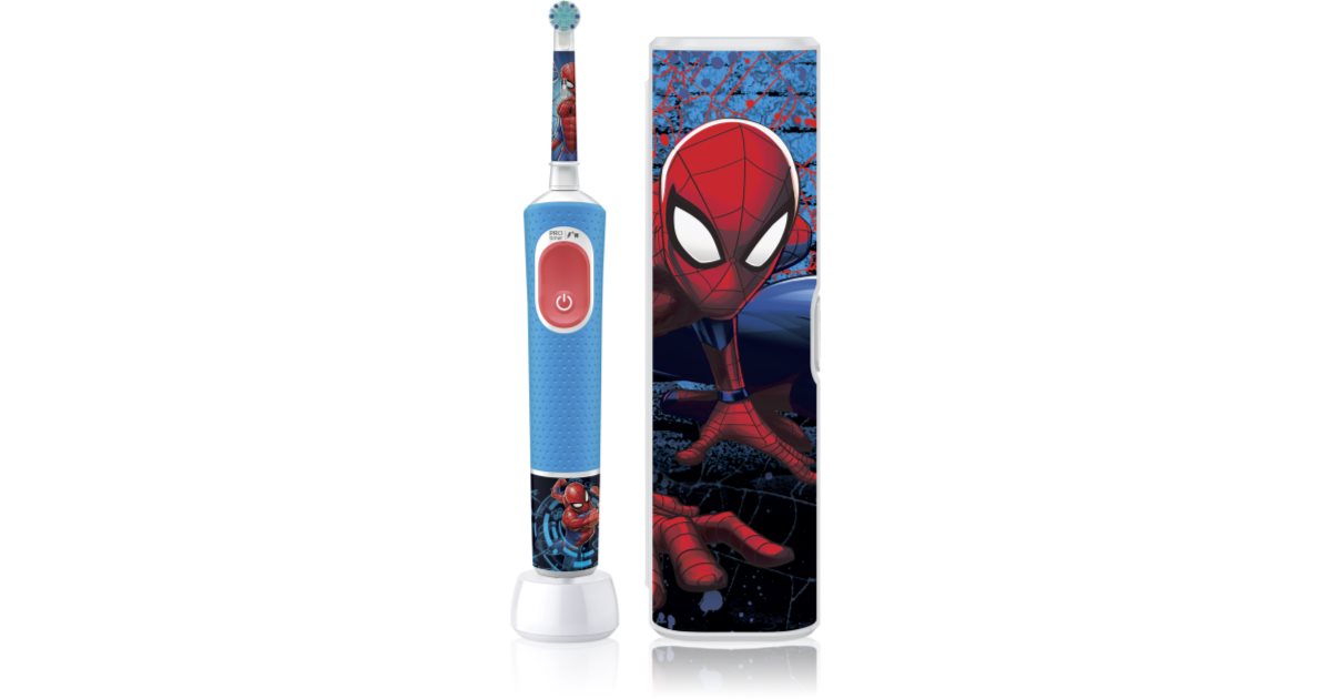Oral B PRO Kids 3+ Spiderman electric toothbrush with bag | notino.co.uk
