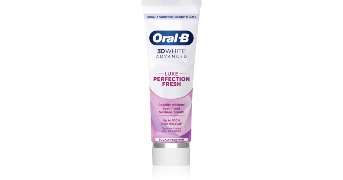 Oral B 3D White Luxe Perfection Fresh whitening toothpaste | notino.co.uk