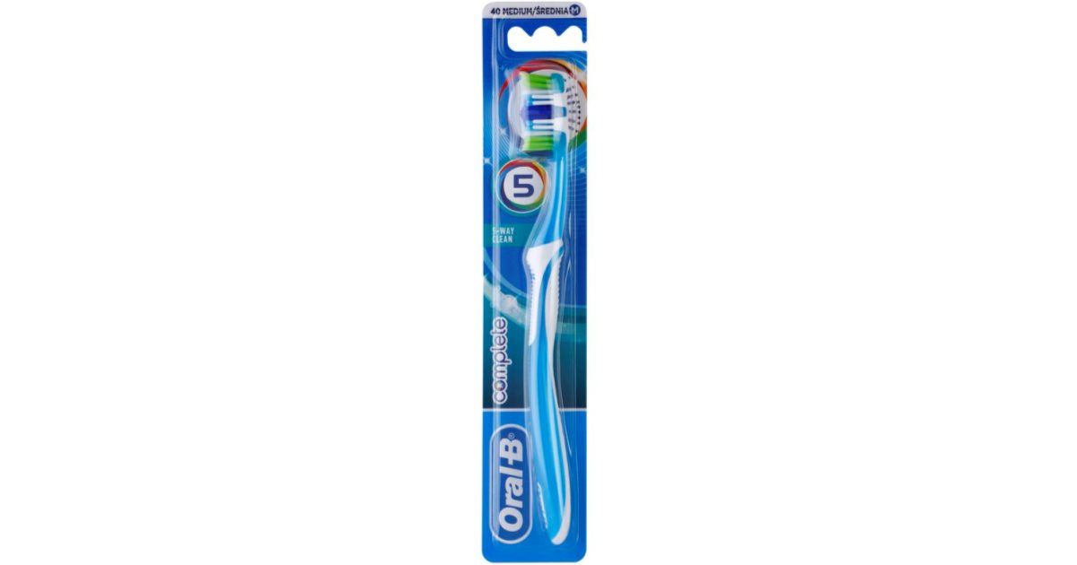 Oral B Complete 5-Way Clean четка за зъби медиум | notino.bg