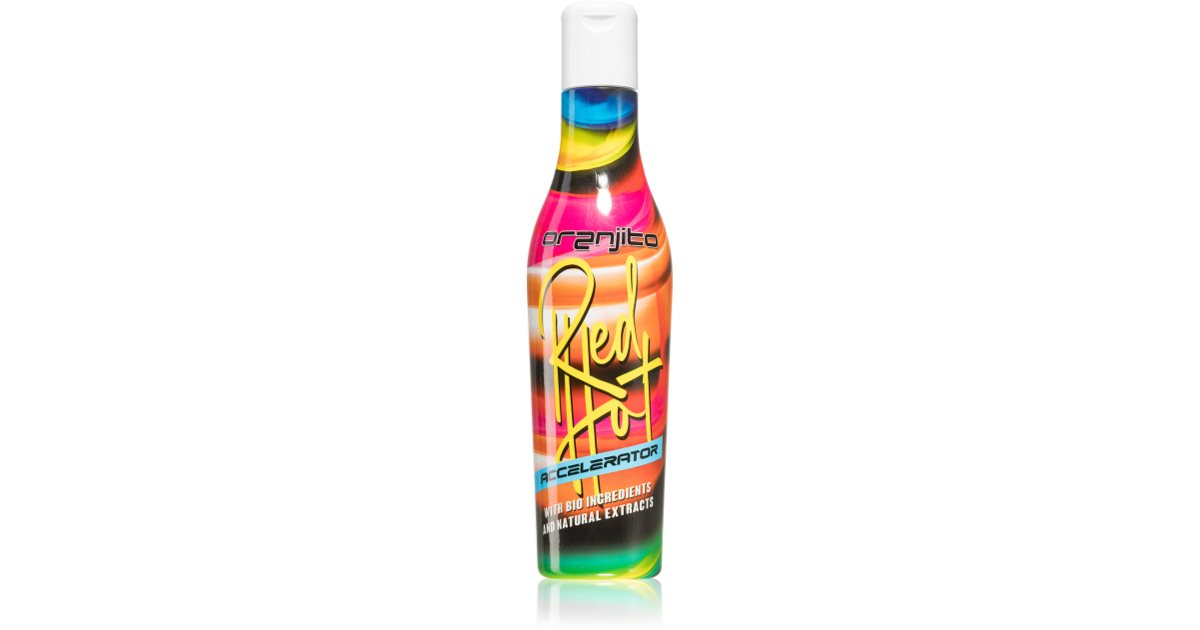 Oranjito Red Hot Solarium Sunscreen with Organic Ingredients and Tan ...