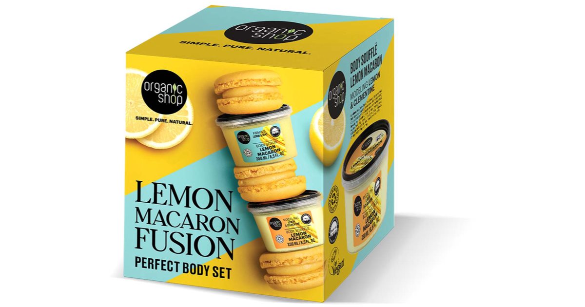 Organic Shop Lemon Macaron Fusion coffret | notino.pt