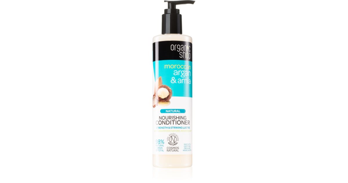 Organic Shop Natural Moroccan Argan & Amla nourishing conditioner for ...