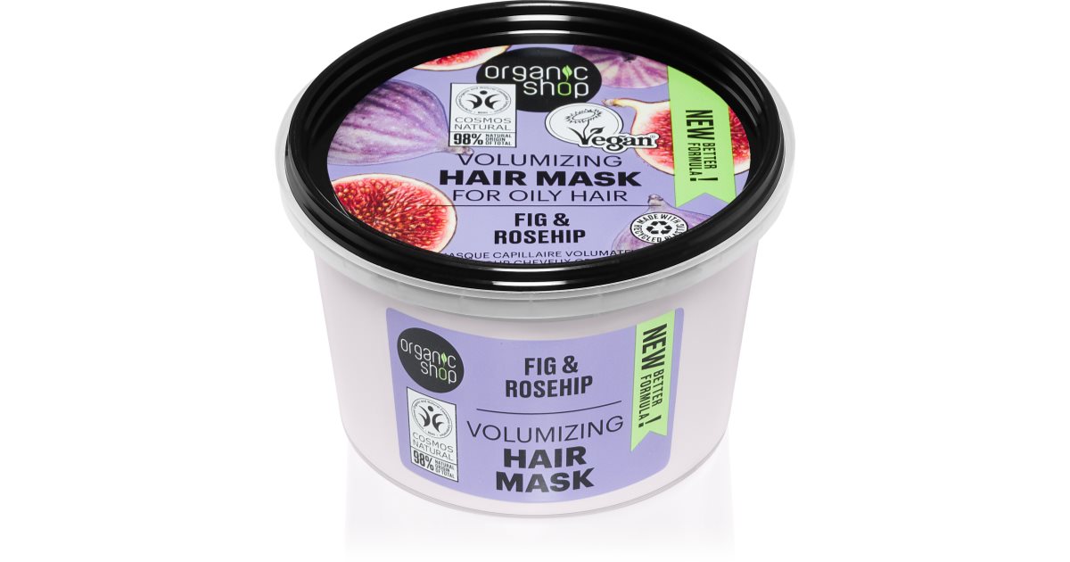 Organic Shop Organic Fig & Rosehip Intensive Mask for shiny and soft ...