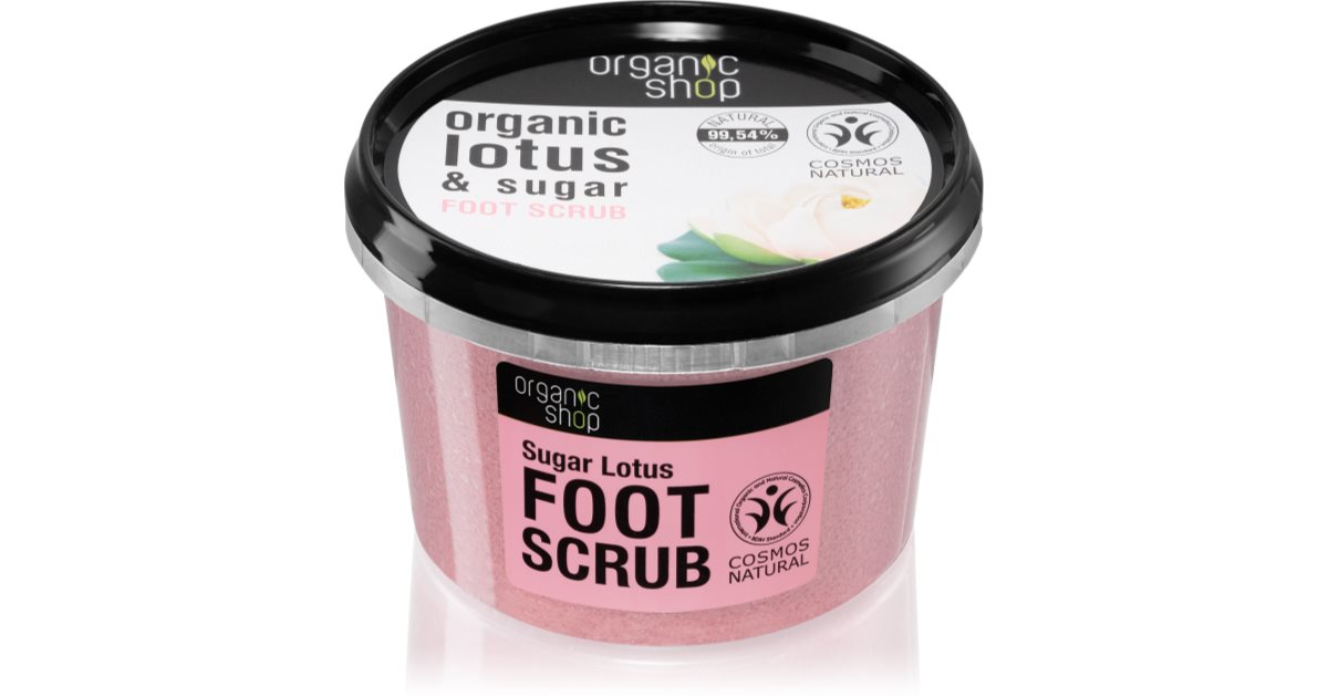 Organic Shop Organic Lotus & Sugar Sugar Scrub for Legs | notino.ie