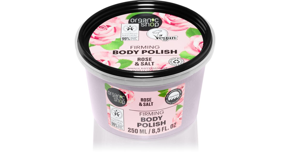 Organic Shop Organic Rose & Salt Body Peeling met Zout | notino.nl