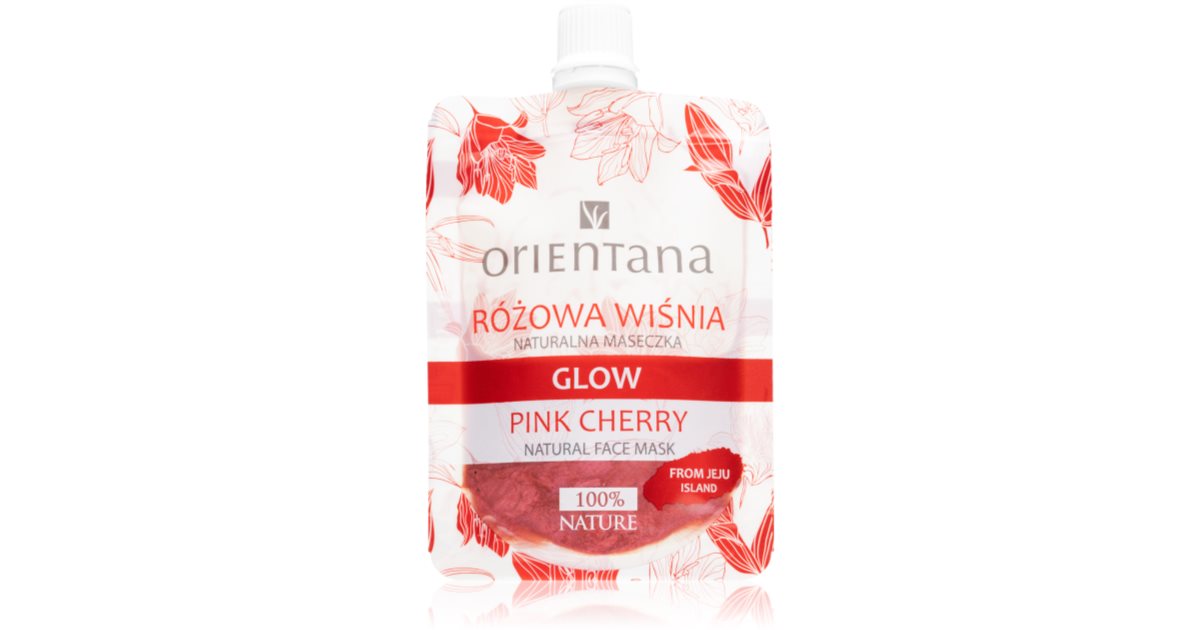 Orientana Pink Cherry Máscara hidratante e iluminadora | notino.pt