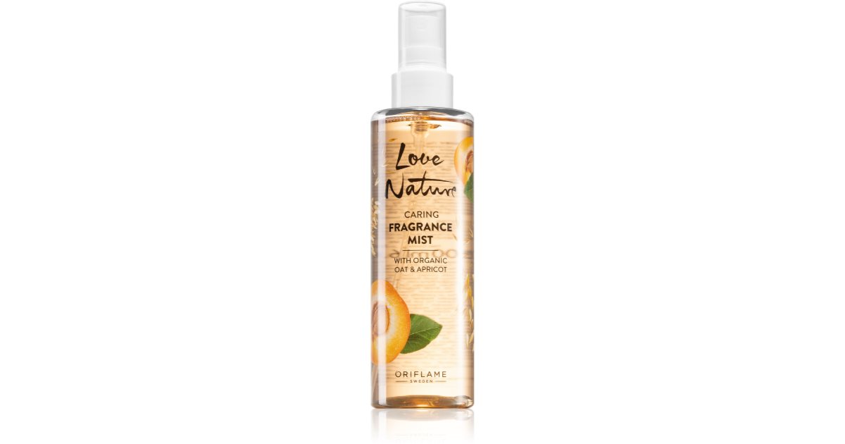 Oriflame Love Nature Organic Oat & Apricot refreshing body spray ...