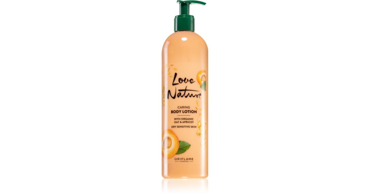 Oriflame Love Nature Organic Oat & Apricot Nourishing Body Lotion ...