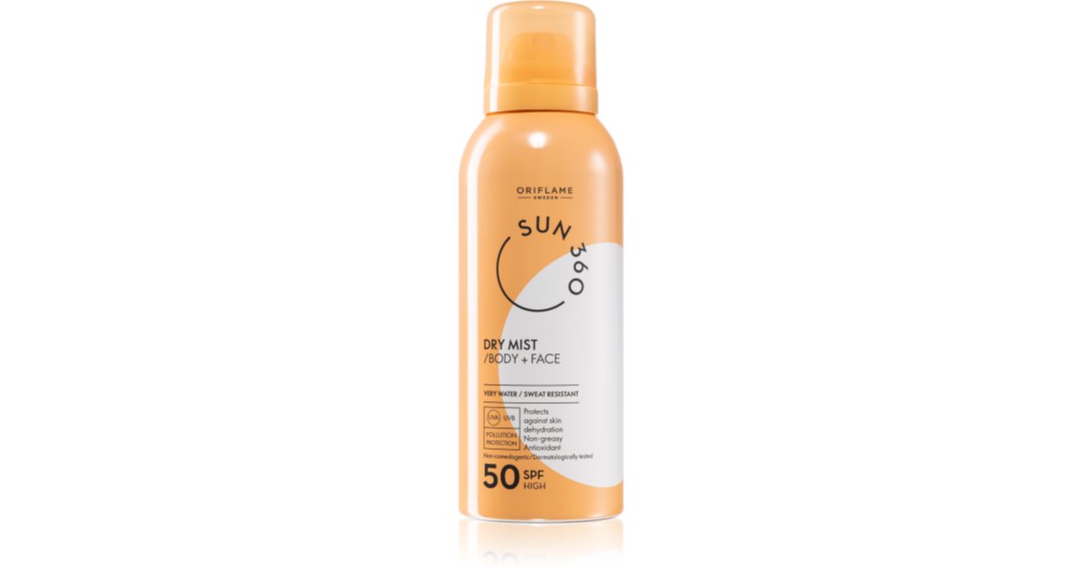 Oriflame Sun 360 Sol-mist i spray SPF 50 | notino.se