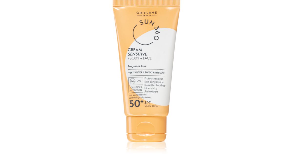 Oriflame Sun 360 creme protetor solar SPF 50+ | notino.pt