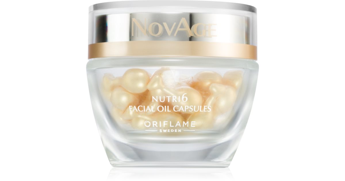 Oriflame NovAge Nutri6 серум за лице в капсули с подхранващ ефект ...
