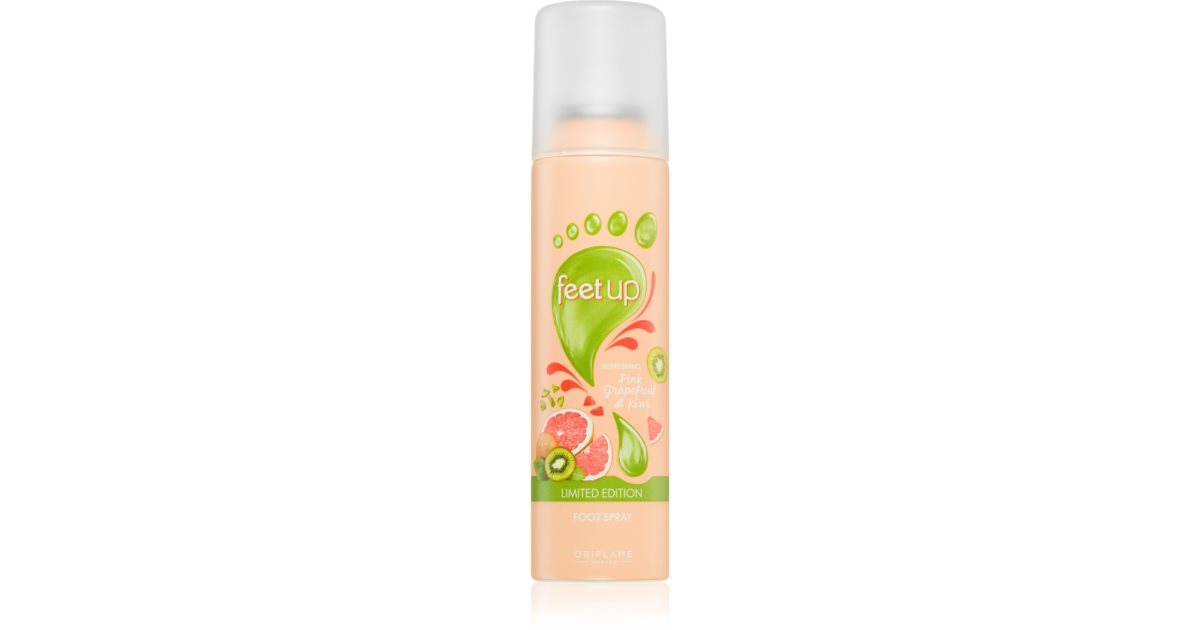 Oriflame Feet Up Pink Grapefruit & Kiwi Refreshing Spray for legs ...