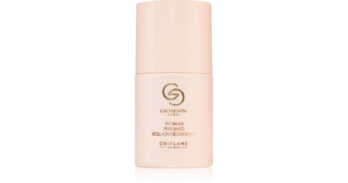 Oriflame Giordani Gold Woman roll-on deodorant | notino.co.uk