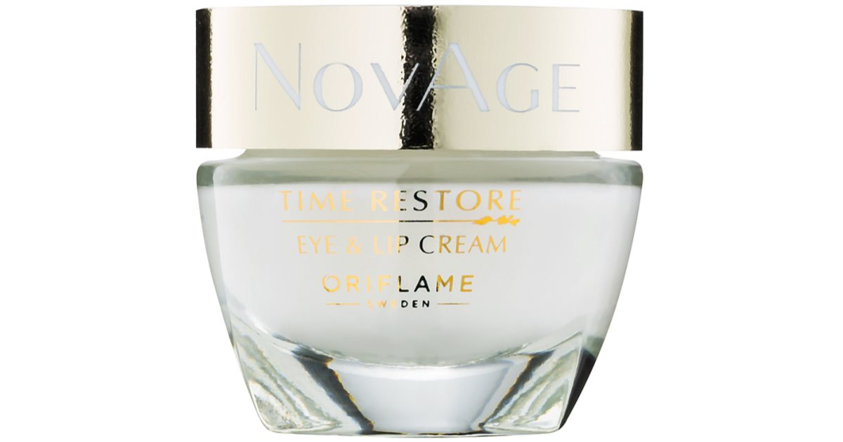 Oriflame Novage Time Restore crema para contorno de ojos y labios ...