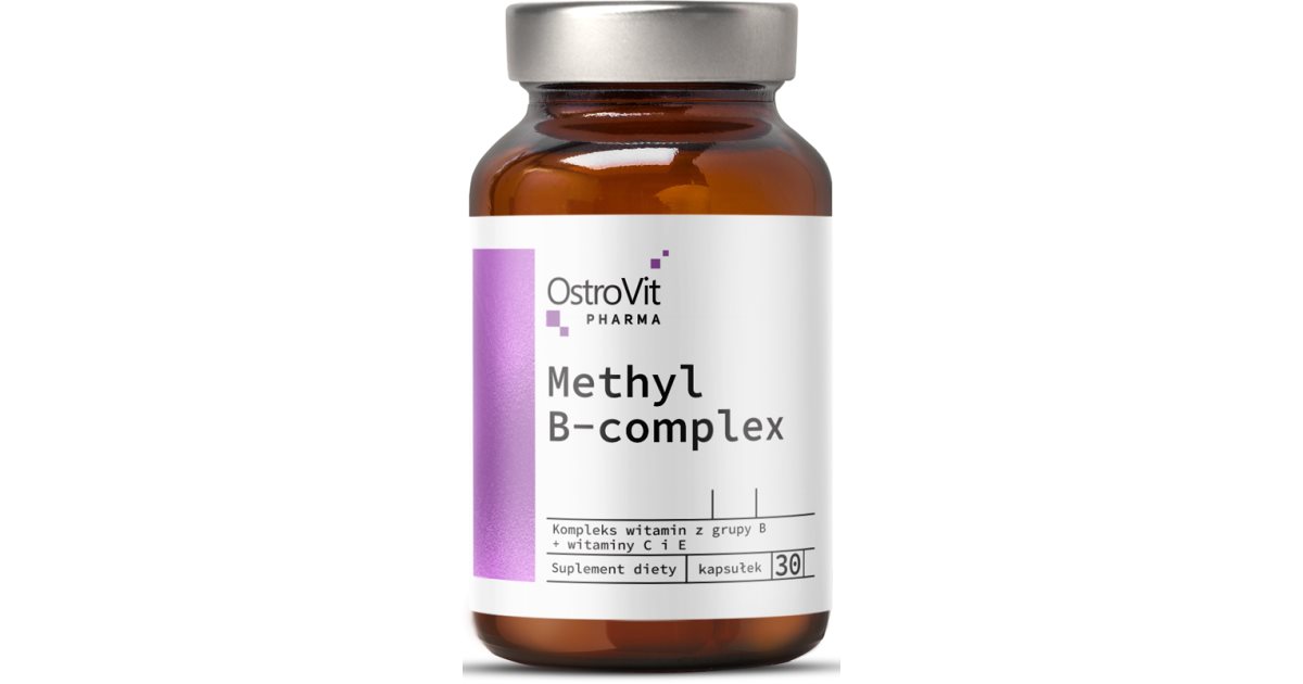 OstroVit Methyl B-complex kapsułki dla utrzymania witalności i ...