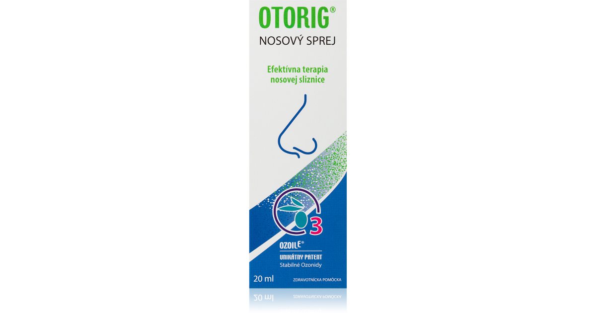 OTORIG Efektivní terapie nosní sliznice sprej na uvolnění ucpaného nosu ...