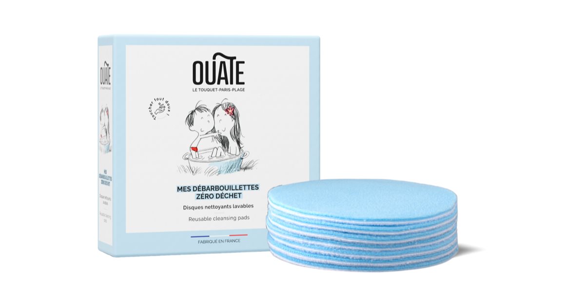 OUATE Reusable Cleansing Pads cotons démaquillants pour enfant | notino.fr
