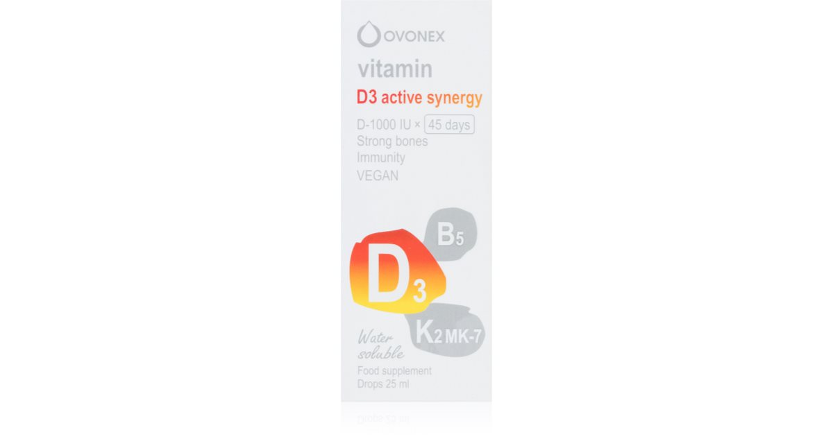 Ovonex Vitamin D3 Active Synergy kapky pro správné fungování organismu ...
