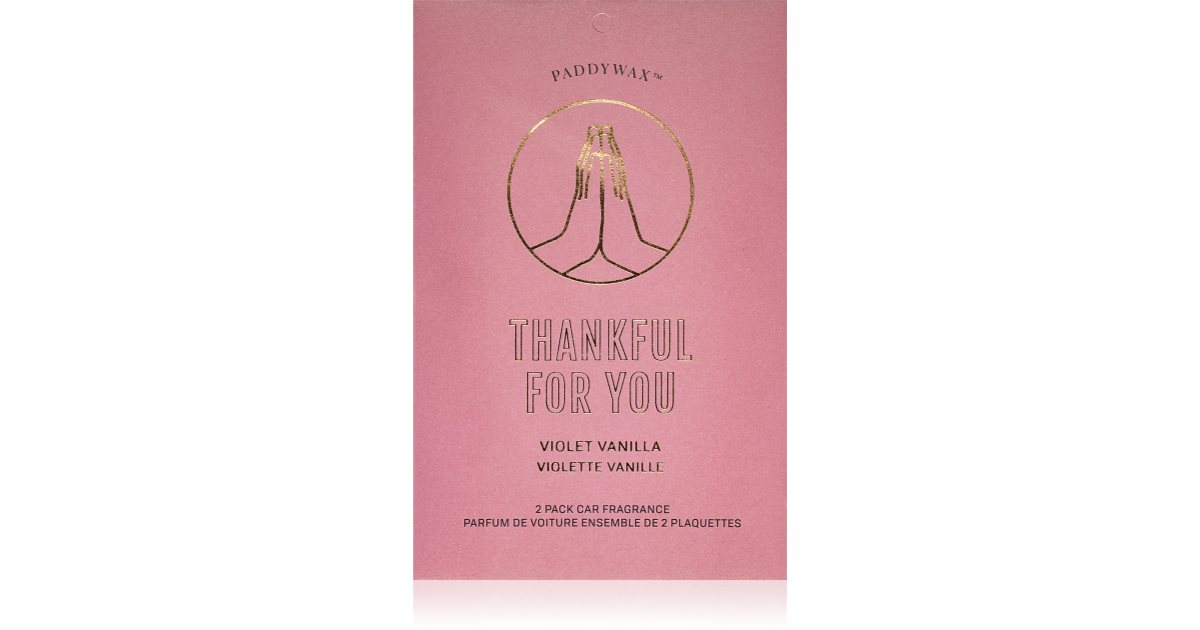 Paddywax Impressions Violet Vanilla vůně do auta | notino.cz