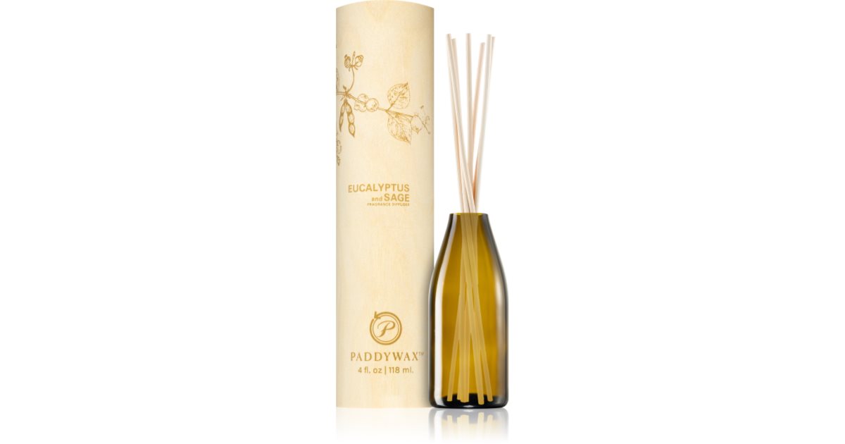 Paddywax Eco Green Eucalyptus & Sage Aroma Diffuser mit Füllung