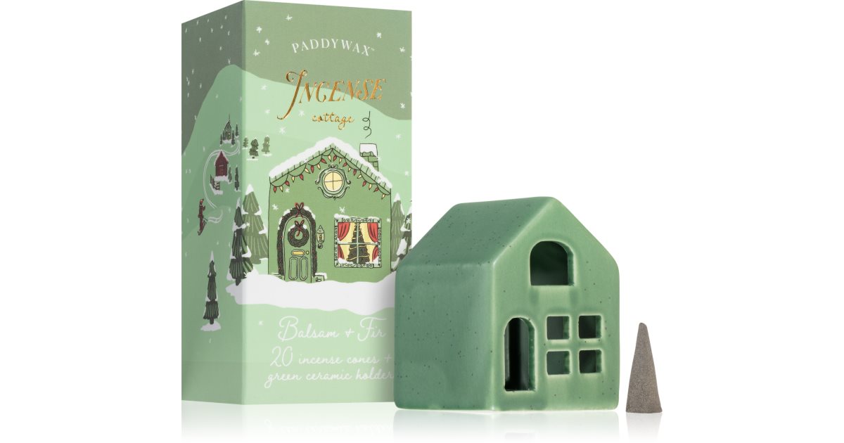 Paddywax Ceramic Village Balsam & Fir Gift Set | notino.ie