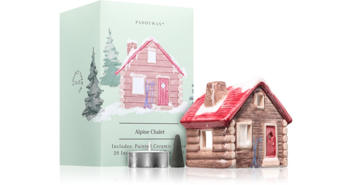 Paddywax Ceramic Houses Alpine Chalet gift set | notino.co.uk