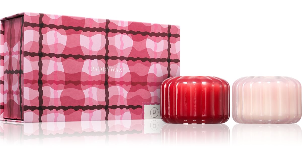 Paddywax Ripple Rose & Gardenia Geschenkset
