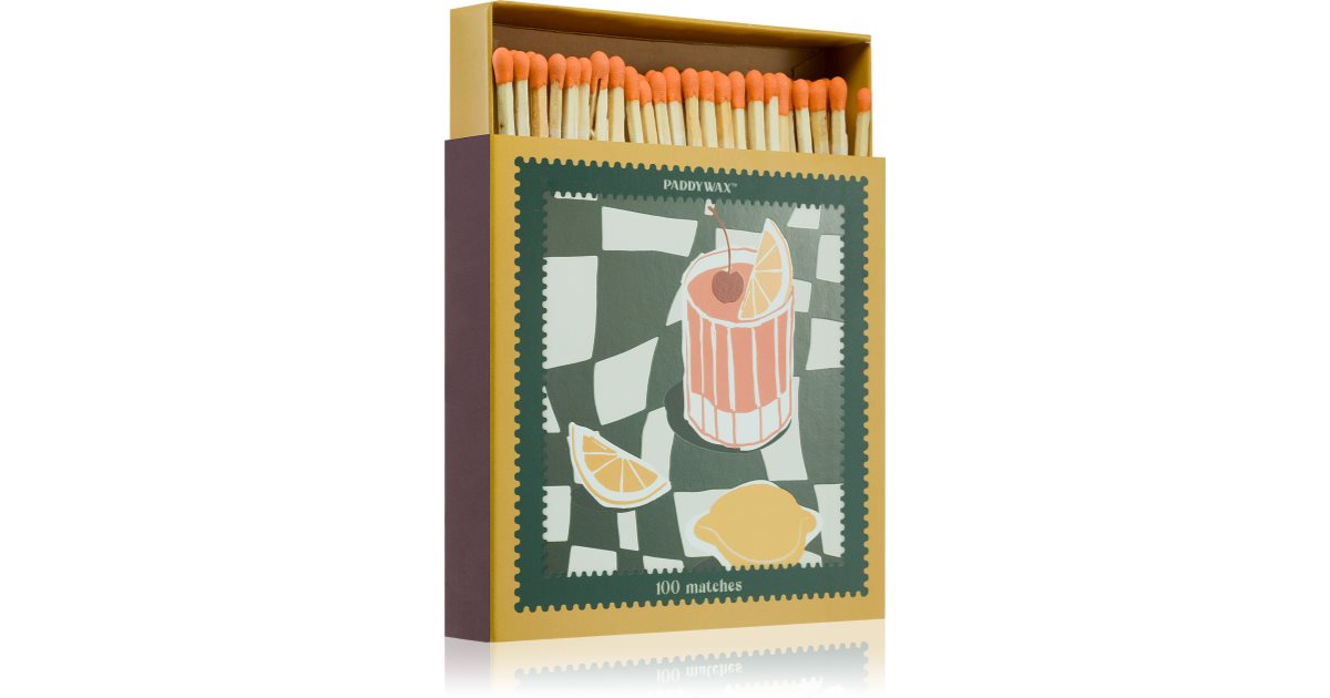 Paddywax Jumbo Boxed Cocktail matches | notino.co.uk