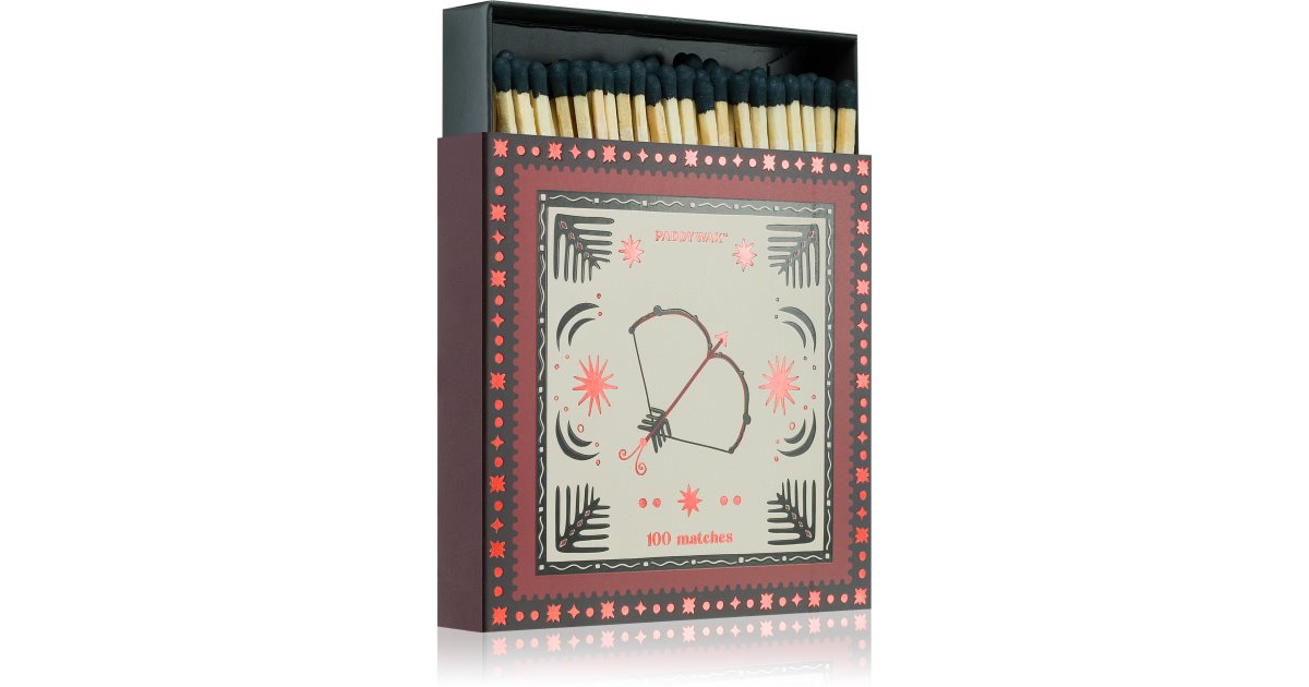 Paddywax Jumbo Boxed Bow & Arrow matches | notino.co.uk
