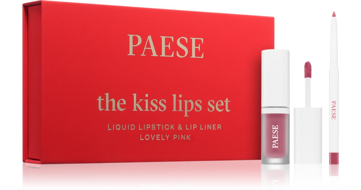 Paese The Kiss Lips Set Lovely Pink T Set Shade 03 Lovely Pink