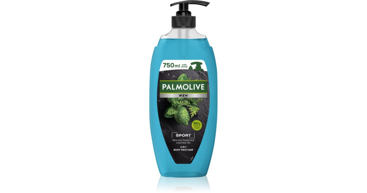 Palmolive Men Revitalising Sport shower gel for men with pump | notino ...