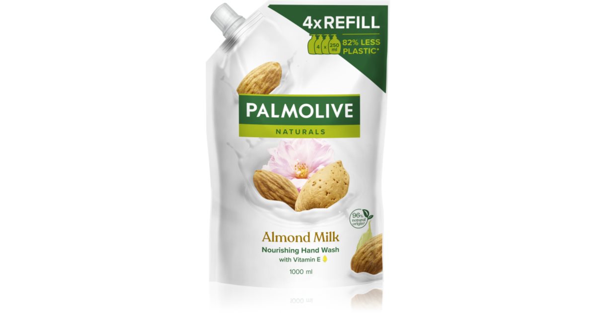 Palmolive Naturals Almond Milk ravitseva nestesaippua täyttöpakkaus ...