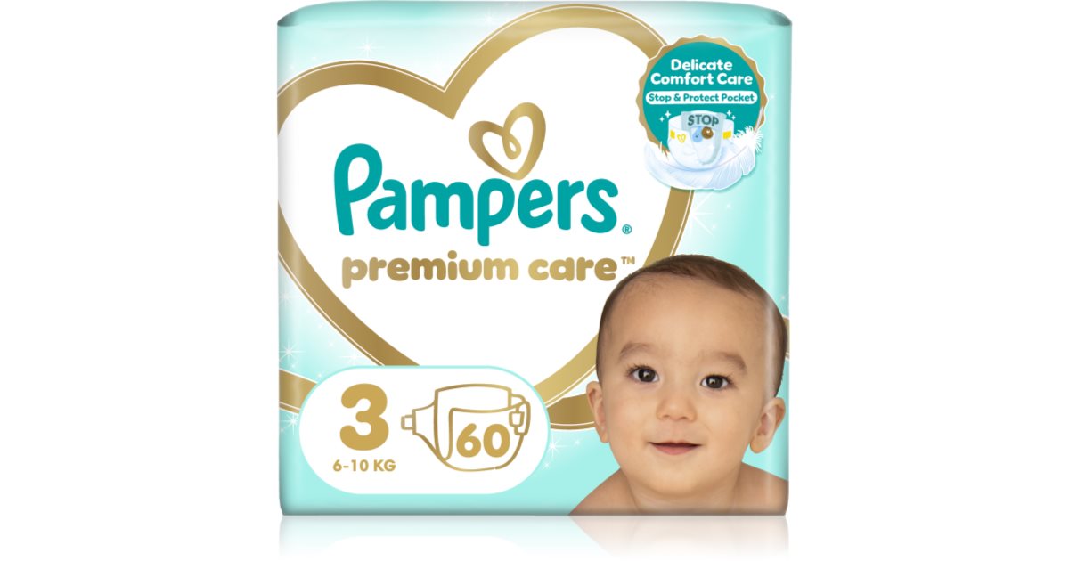 Pampers Premium Care Size 3 disposable nappies | notino.co.uk
