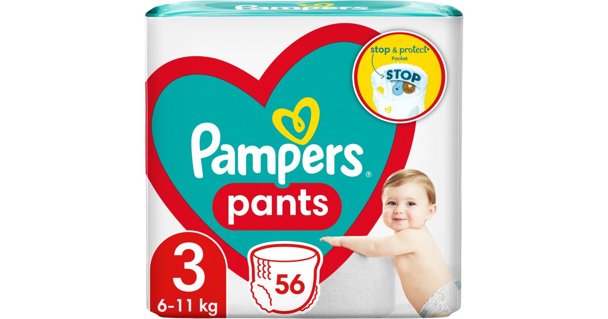 Pampers Pants Size 3 couches-culottes à usage unique | notino.fr