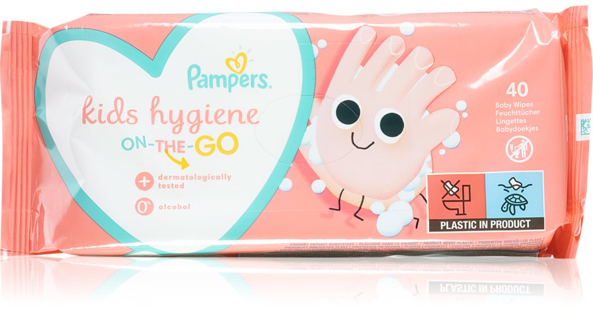 Pampers Kids Hygiene on-the-go вологі очищуючі серветки для дітей ...