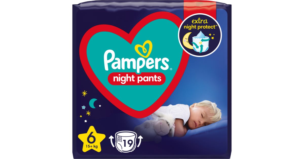 Pampers Night Pants Size 6 pannolini a mutandina usa e getta per la ...